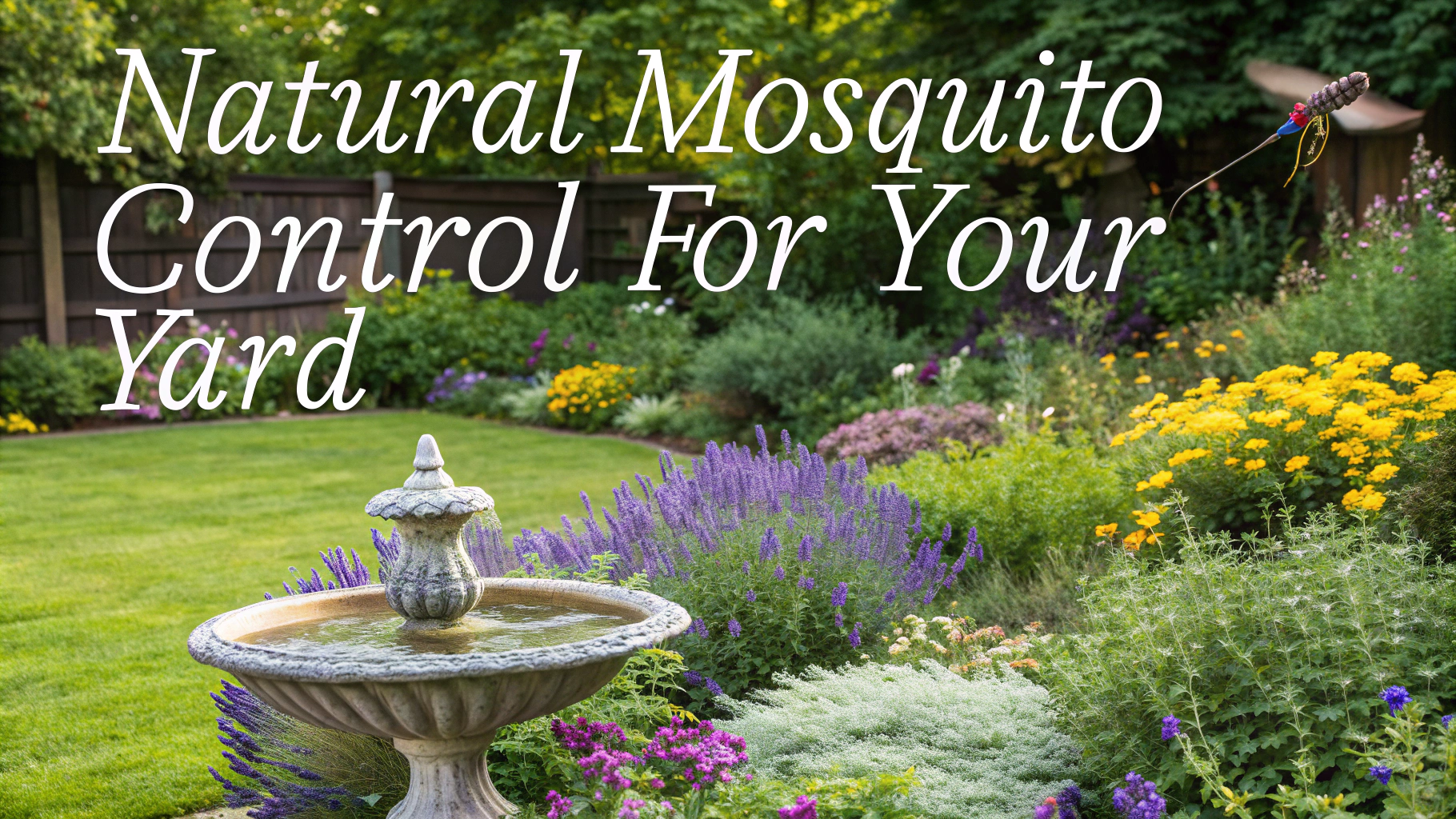 Natural Mosquito Control for Your Yard - Pesticides.Org